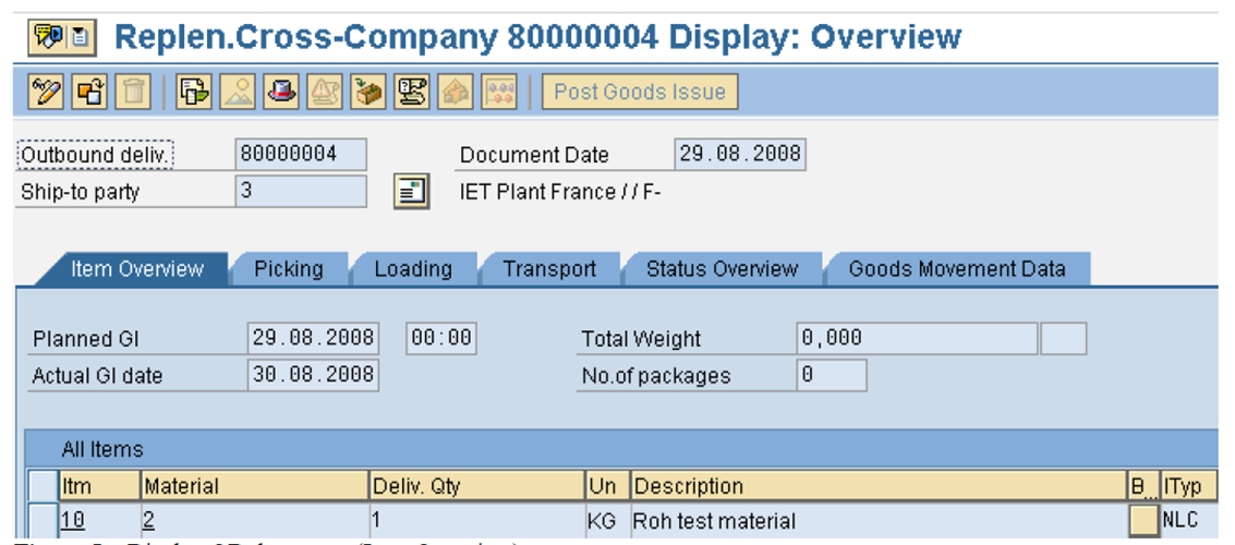 Using a Single SAP System for Intercompany Stock Transport Order Processes