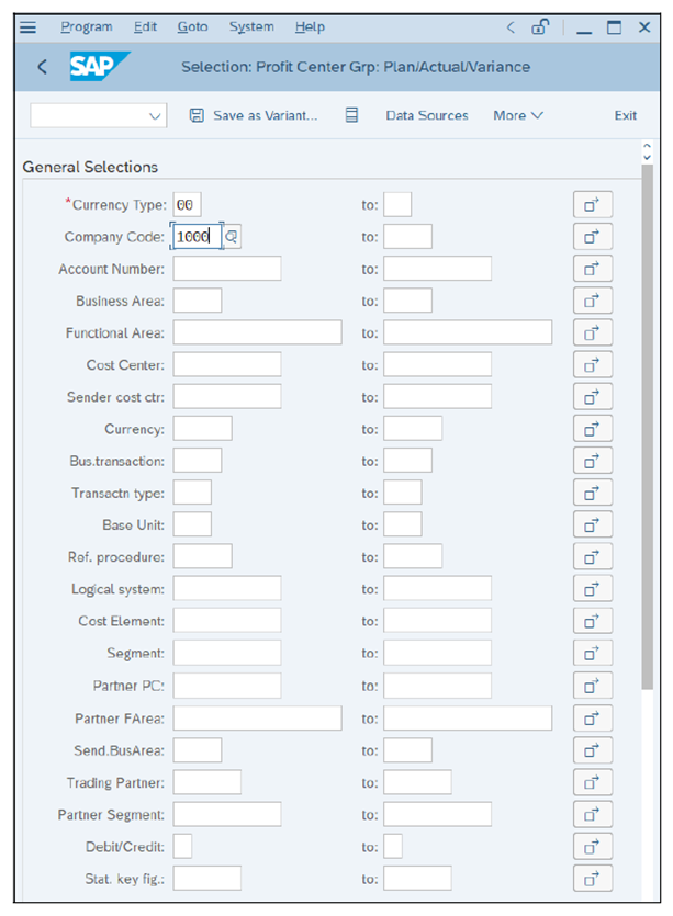 Standard Reports for Profit Center Accounting in SAP S/4HANA