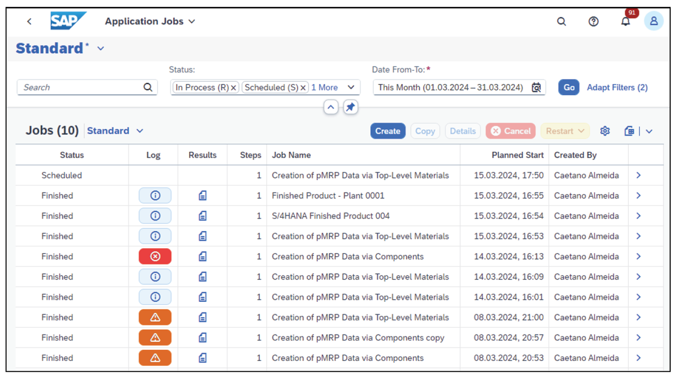 Creating a Predictive MRP Simulation with SAP S/4HANA