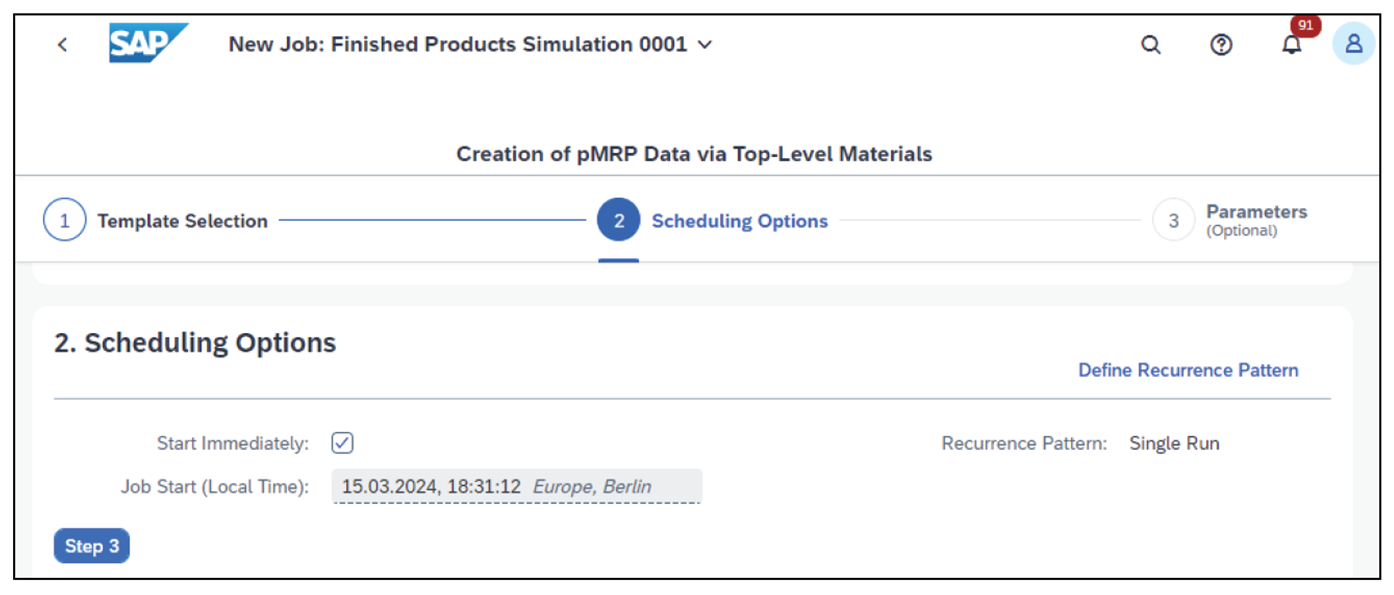 Creating a Predictive MRP Simulation with SAP S/4HANA