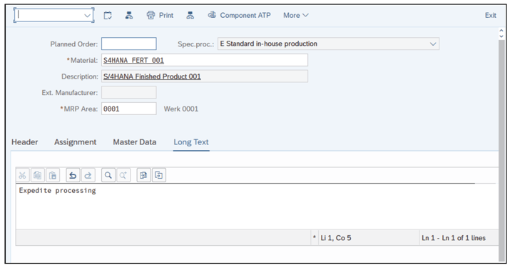 Managing Planned Orders in SAP S/4HANA