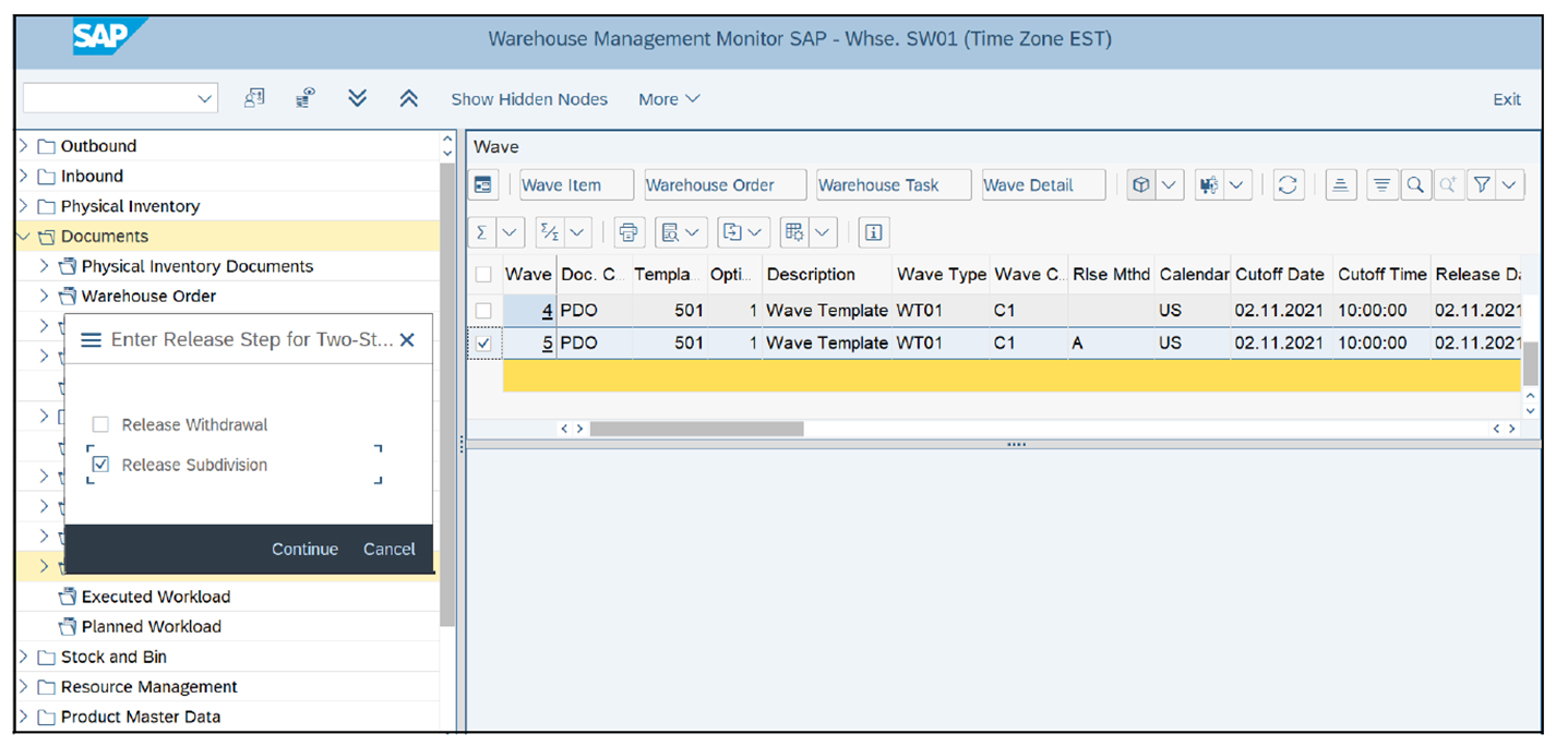 Two-Step Picking in SAP EWM
