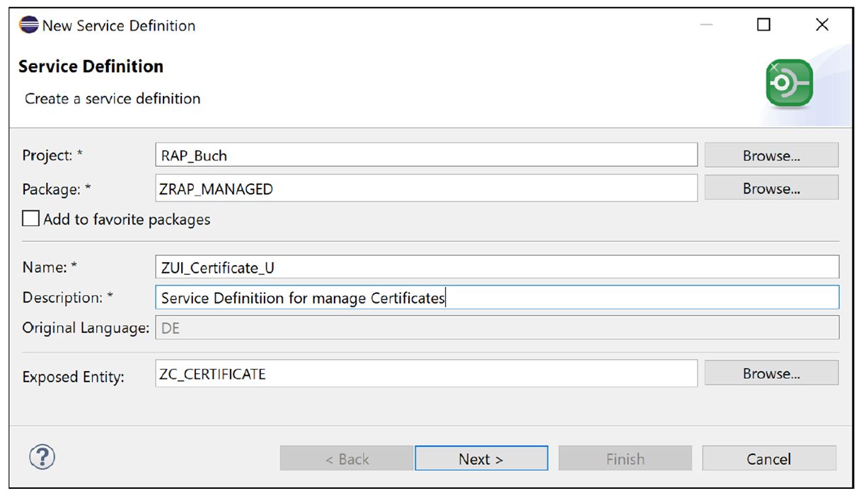 How to Define a Business Service with CDS and SAP Fiori Elements