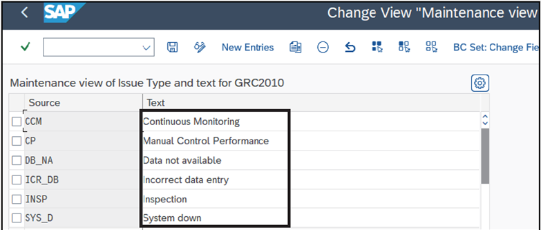 Configuring Ad Hoc Issue Management in SAP Process Control