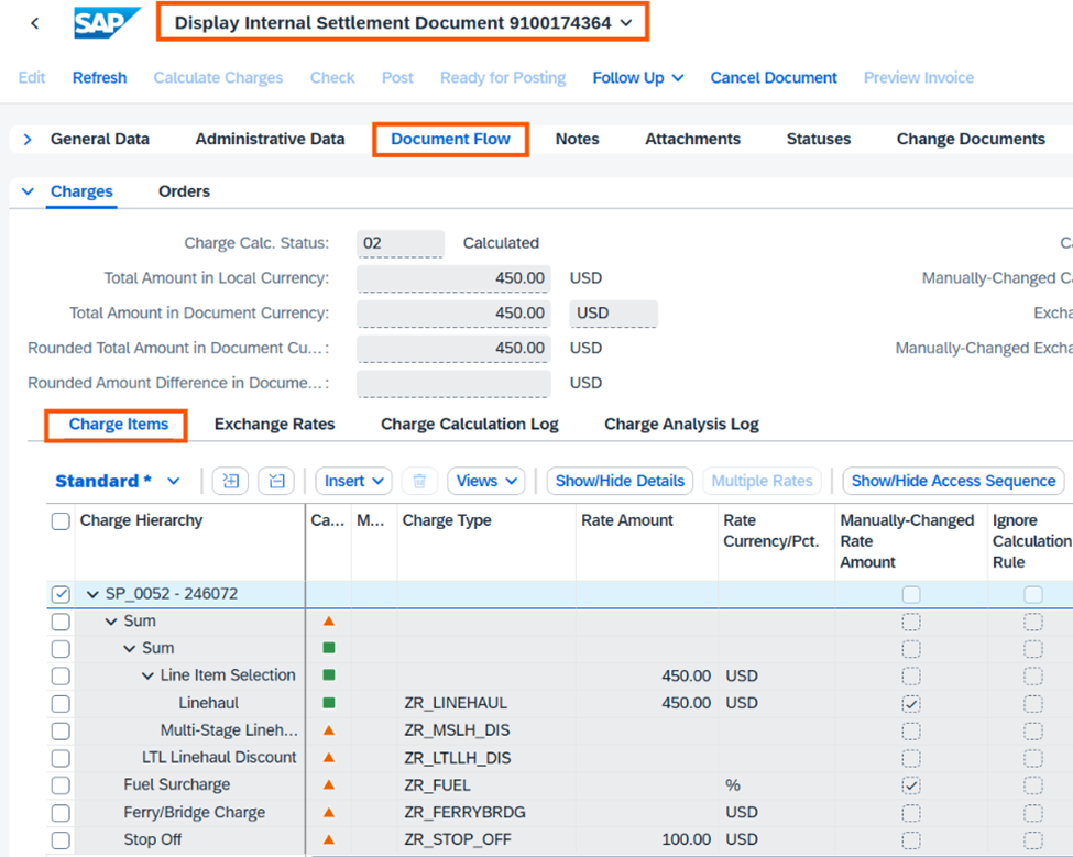 Exploring the Internal Settlement Process in SAP S/4HANA Transportation ...