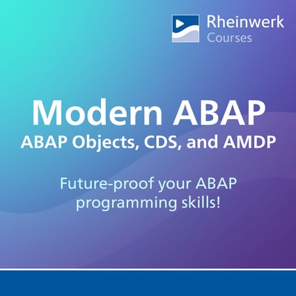 5 Things You Should Know About the Modern ABAP: ABAP Objects, CDS, and AMDP Series